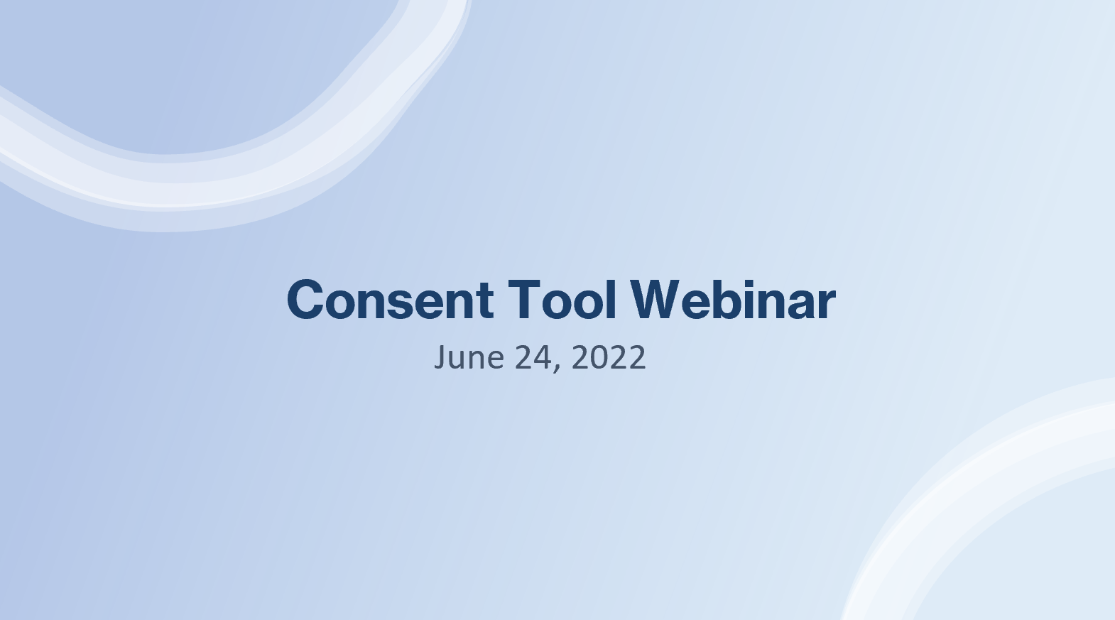 Consent Tool - CRISP DC - DC Designated Health Information Exchange